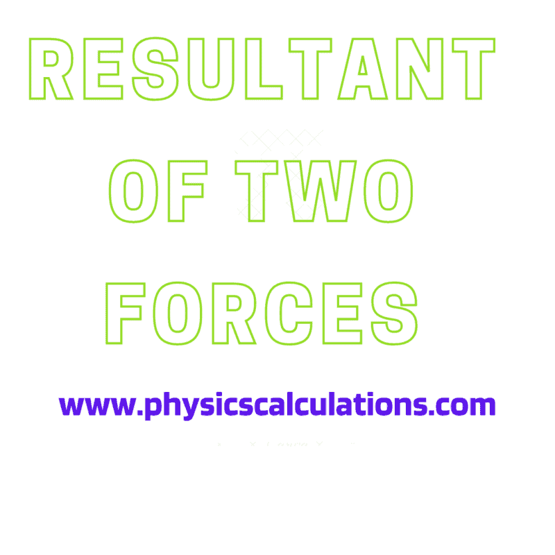 How to Calculate the Resultant of Two Forces at an Angle How to Calculate the Resultant of Two Forces at an Angle