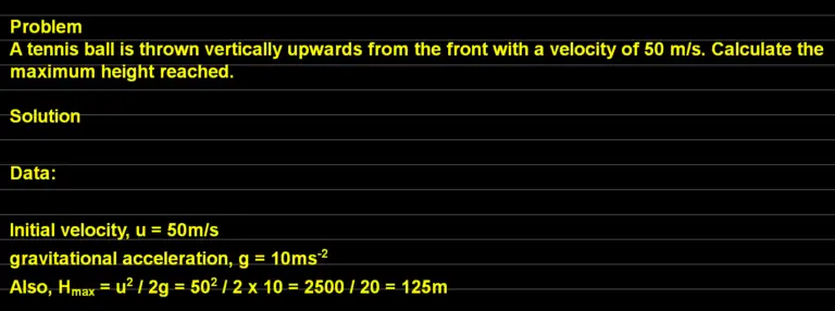 How to Find Maximum Height