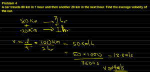 Speed, Velocity, and Acceleration Problems