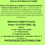 How to Find Maximum Height