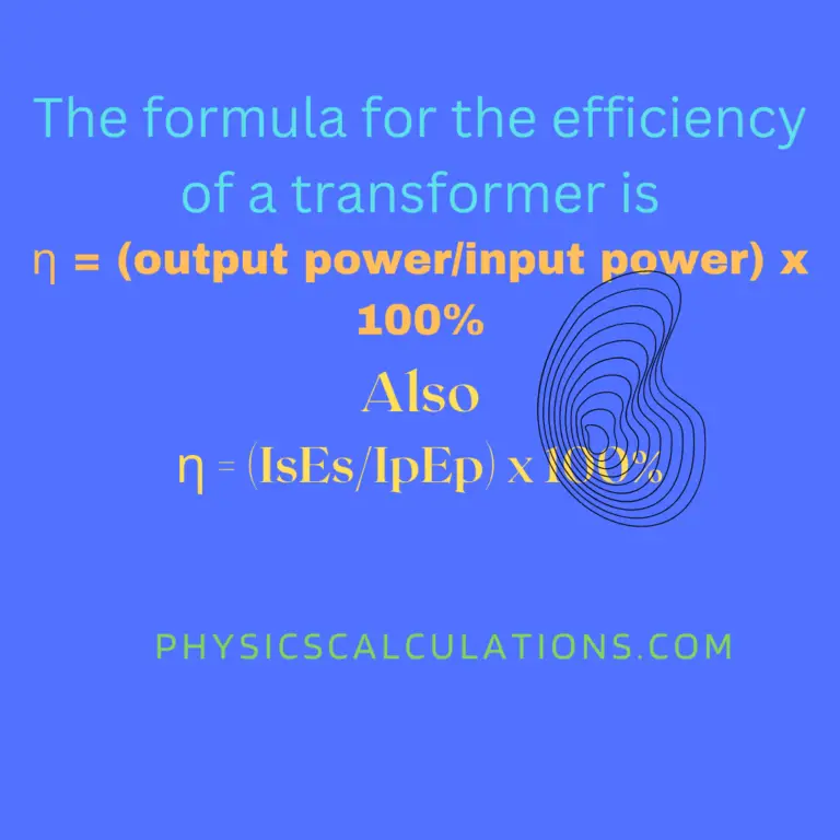 Efficiency of a Transformer