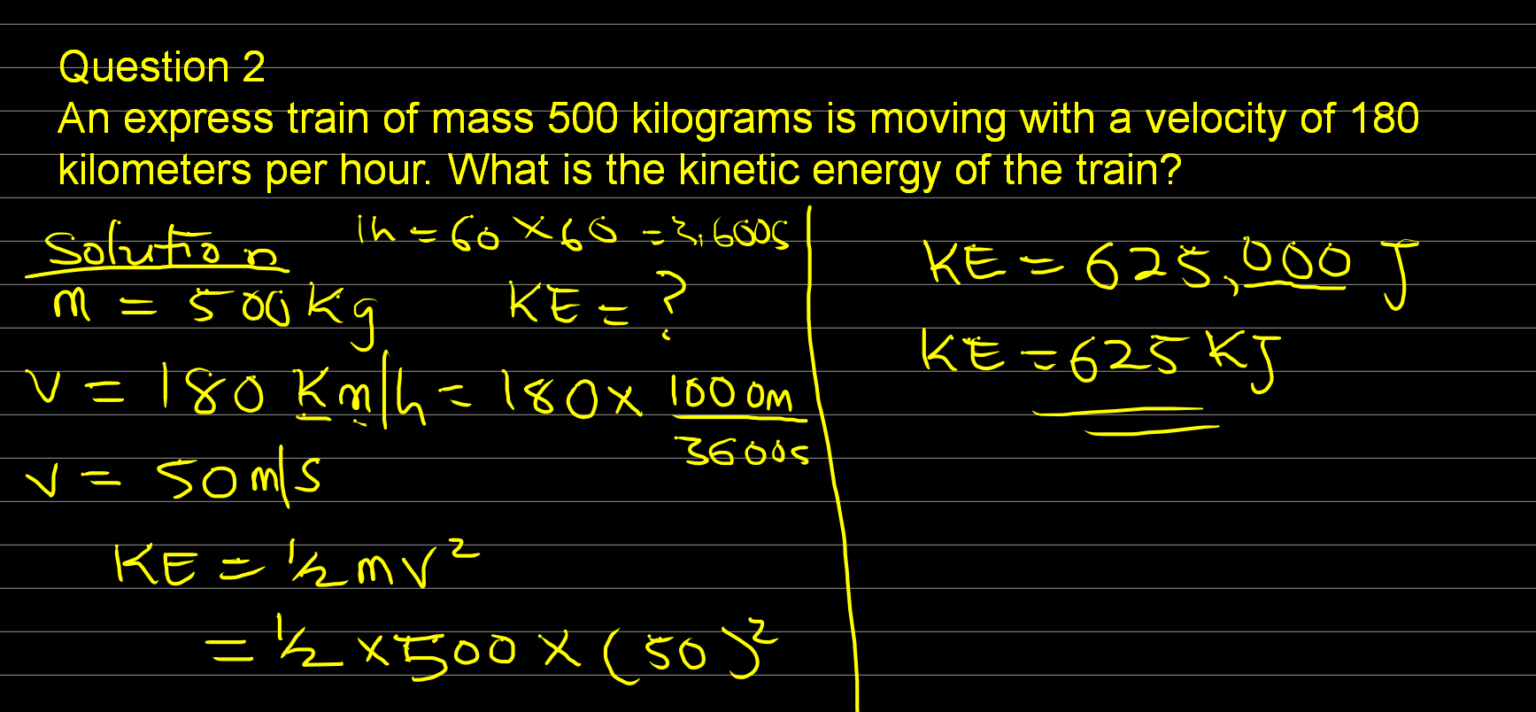 How to Calculate Kinetic Energy