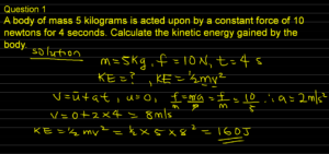 How to Calculate Kinetic Energy