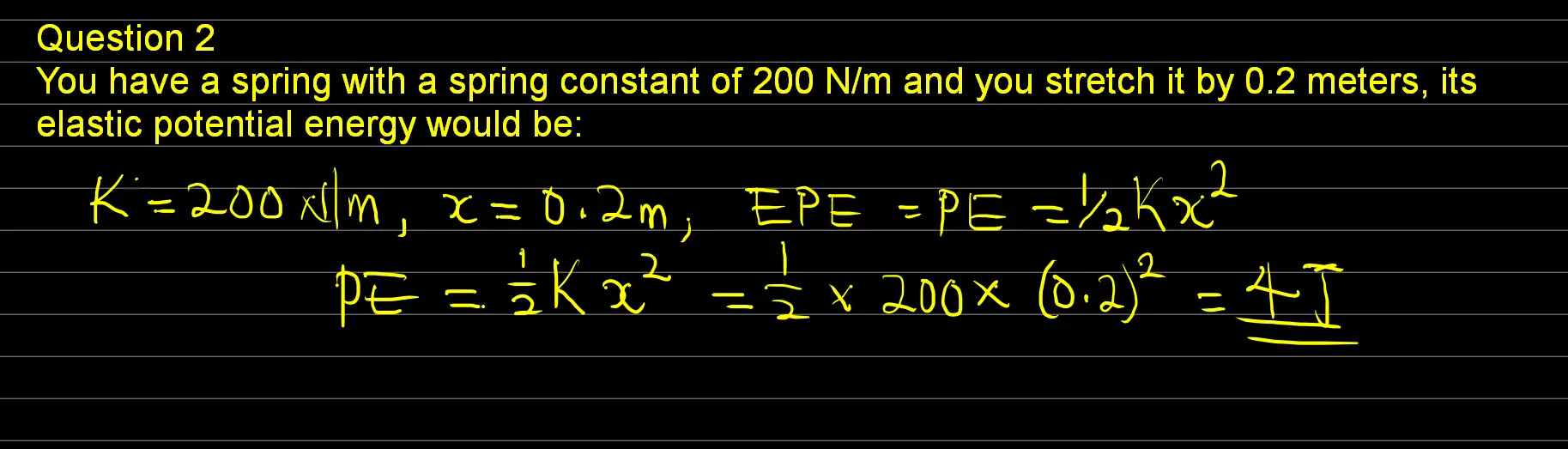 Potential Energy Formula, Definition and Solved Problems