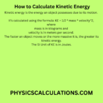 How to Calculate Kinetic Energy