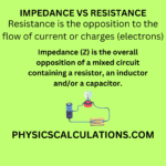 Impedance Vs Resistance