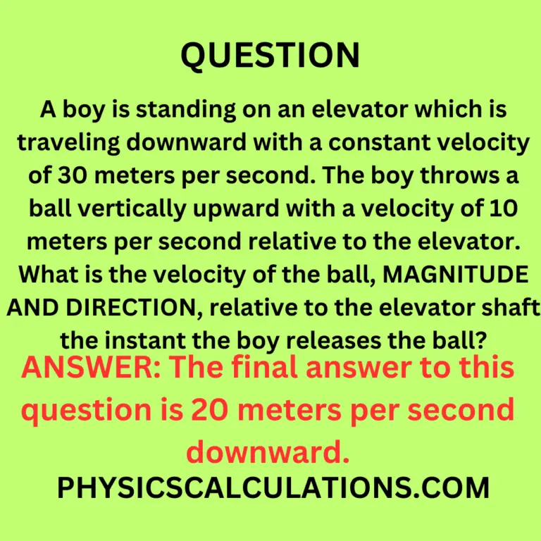 A boy is standing on an elevator which is traveling