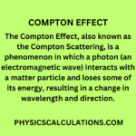 What is Compton Effect?