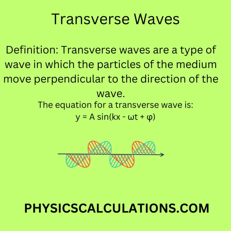 What is Transverse Waves?