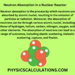 Neutron Absorption in a Nuclear Reactor