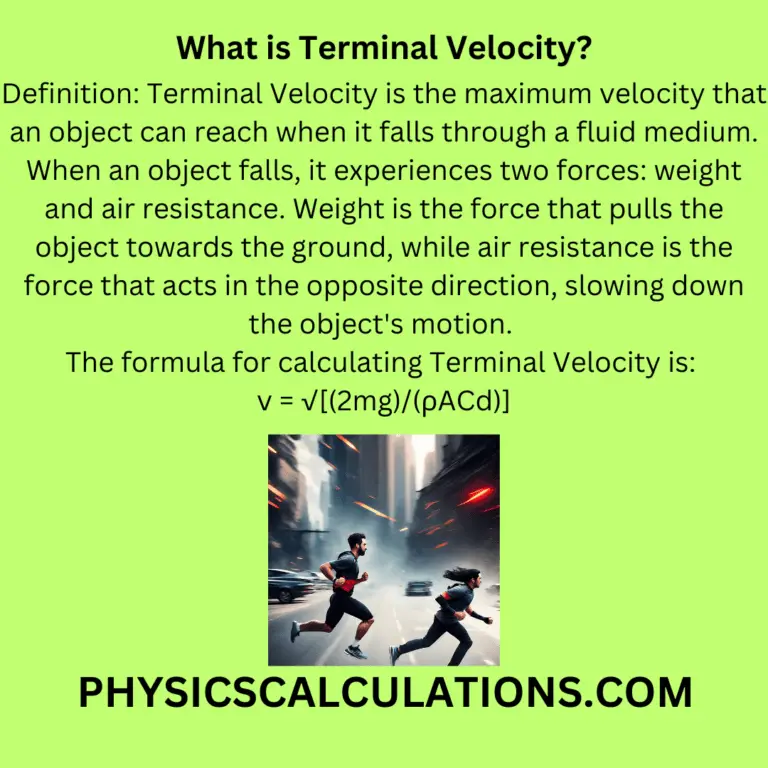 What is Terminal Velocity?