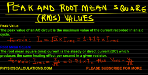 Root Mean Square: Definitions, Formula, and Calculations