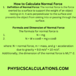 How to Calculate Normal Force