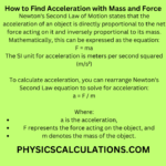 How to Find Acceleration with Mass and Force