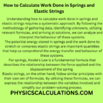 How to Calculate Work Done in Springs and Elastic Strings